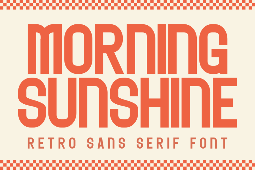 Morning Sunshine Sans Serif Font - Befonts