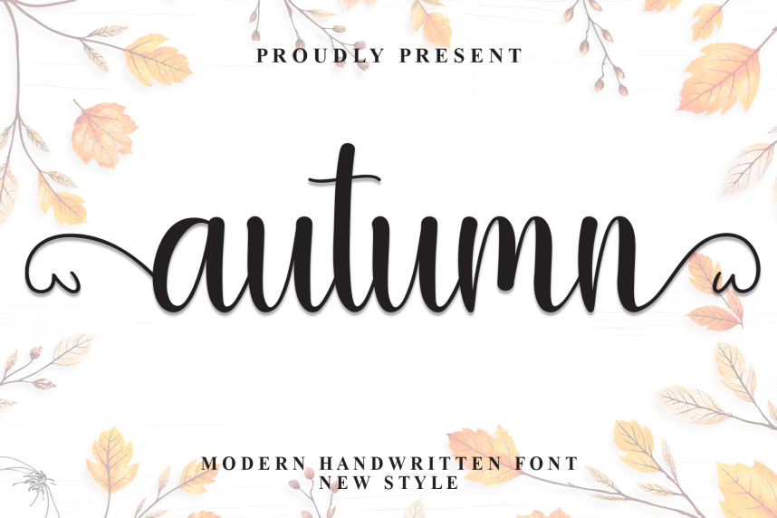 Autumn Style Script Font - Befonts