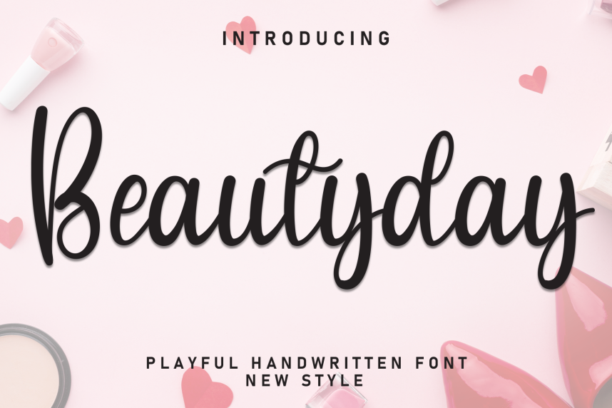 Beautyday Simple Handwritten Font - Download Free Font