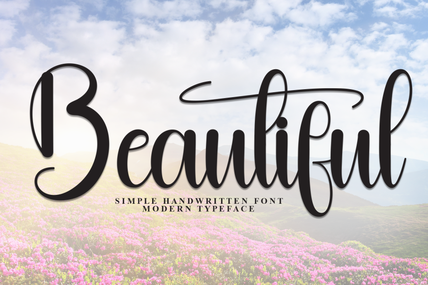 Beautiful Simple Handmade Font - Download Free Font
