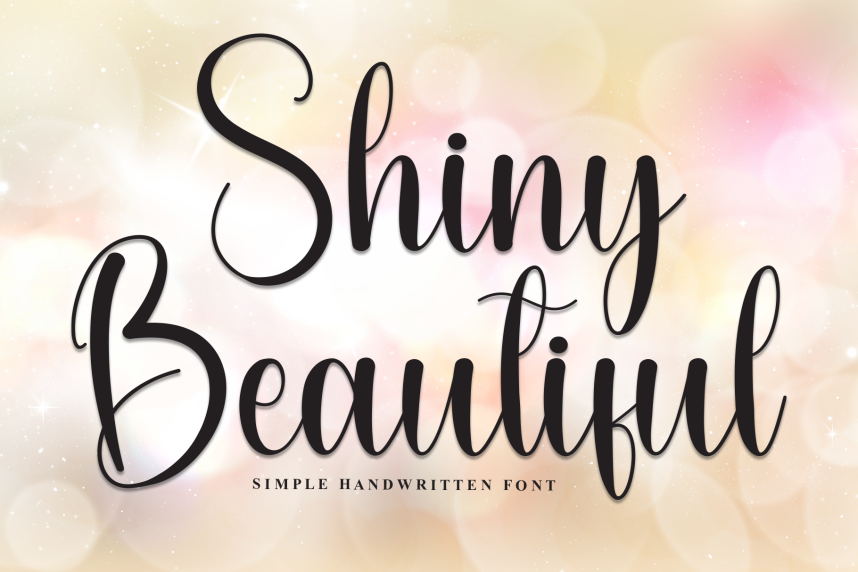 Shiny Beautifull Handwritten Font - Download Free Font