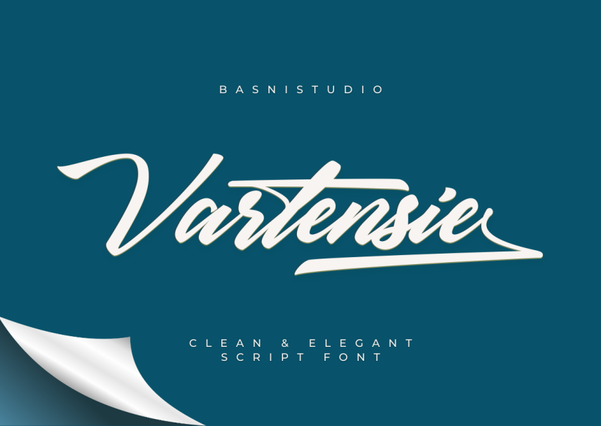 Vartensie Script Font - Download Free Font