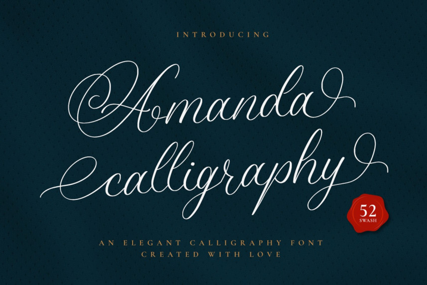 Amanda Calligraphy Font - Download Free Font