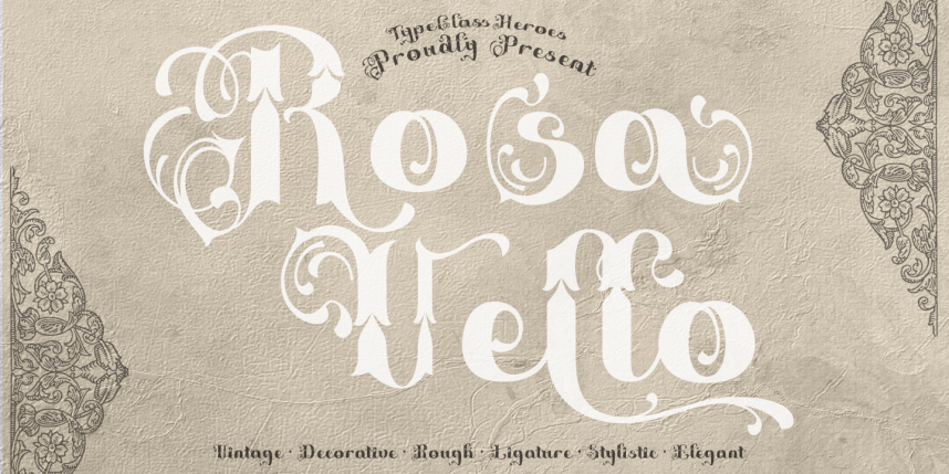Rosavello Decorative Font - Download Free Font