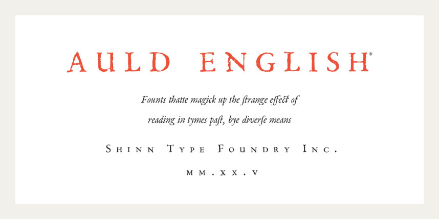Auld English Spell Font - Befonts
