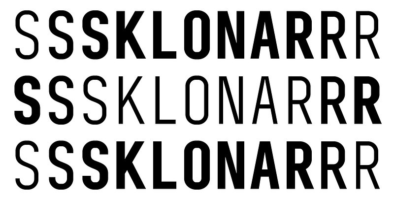 BC Sklonar Font - Befonts