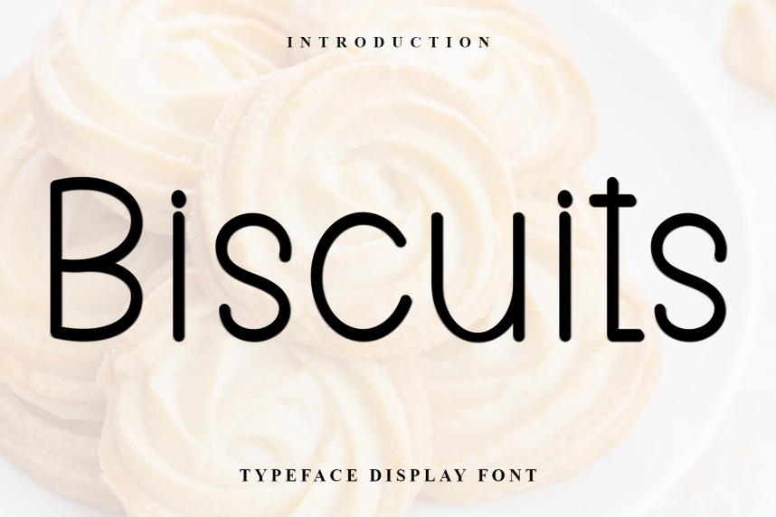 Biscuits Handcrafted Font - Befonts