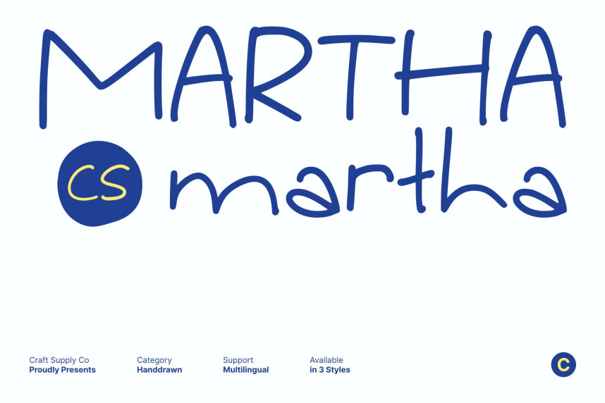 CS Martha Font - Download Free Font