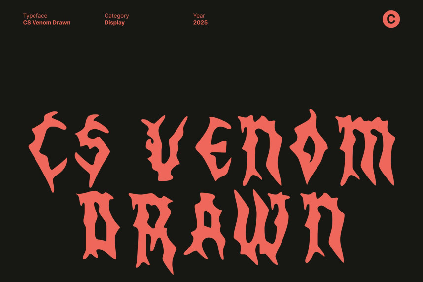CS Venom Drawn Font - Befonts
