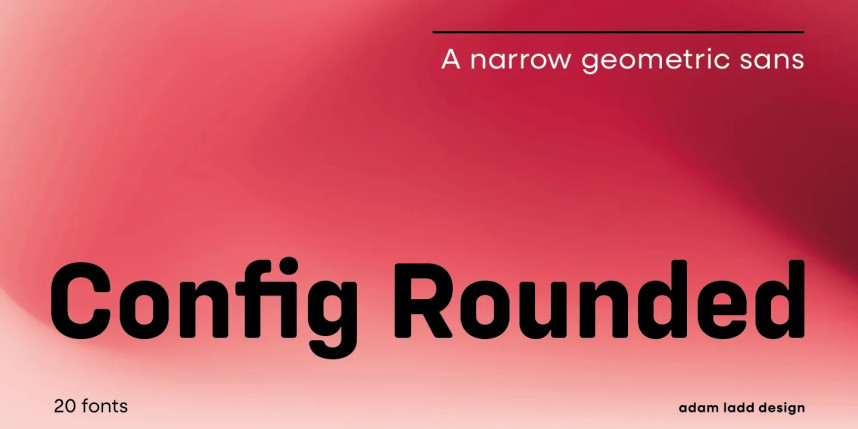 Config Rounded Font Family - Download Free Font