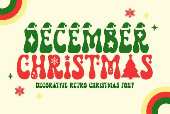 December Christmas Decorative Font - Download Free Font