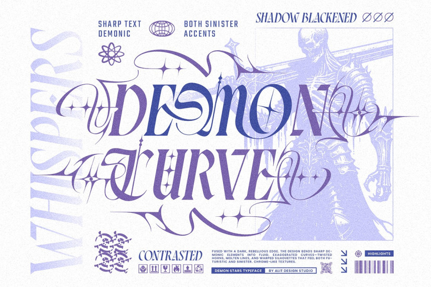 Demon Stars Font - Befonts