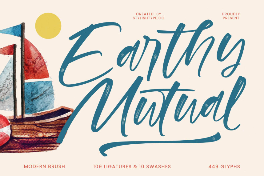 Earthy Mutual Font - Befonts