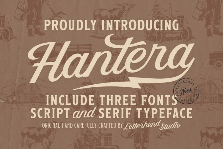 Hantera Font Trio - Download Free Font