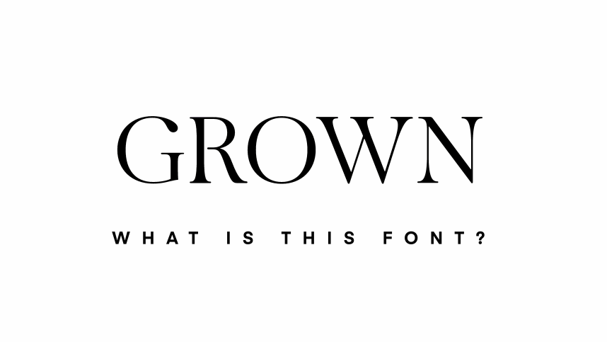 Ninna Regular Font → What is this font ? (GROWN) - Download free fonts