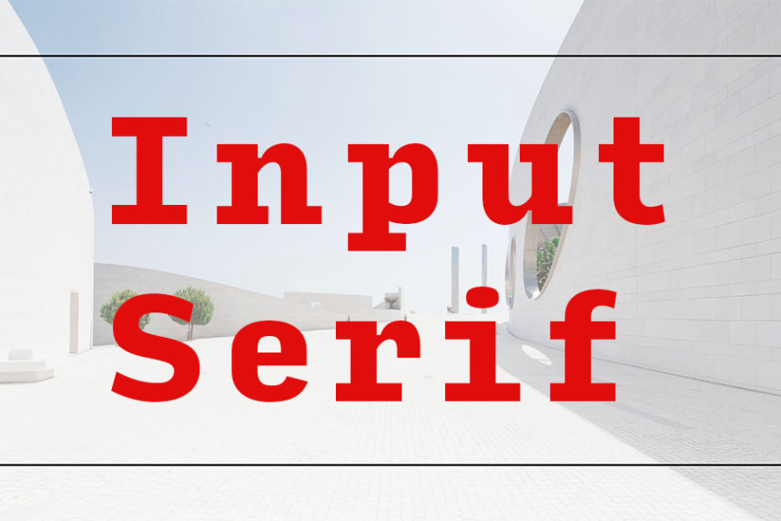 Input Serif Font Family - Download Free Font