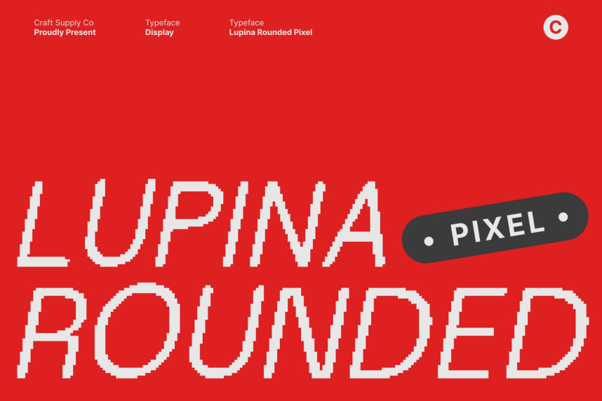 Lupina Rounded Pixel Font - Download Free Font
