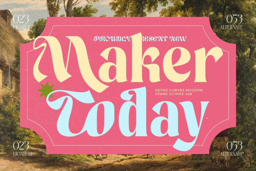 Maker Today Font - Befonts