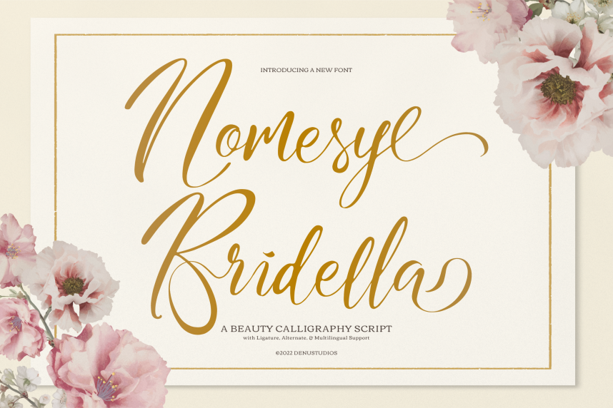 Nomesyl Bridella Font - Befonts