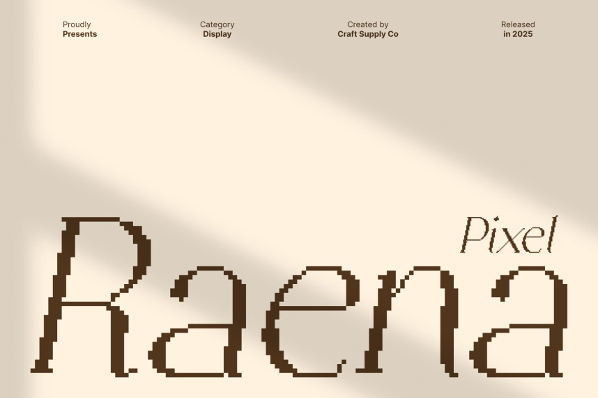 Raena Pixel Font - Download Free Font