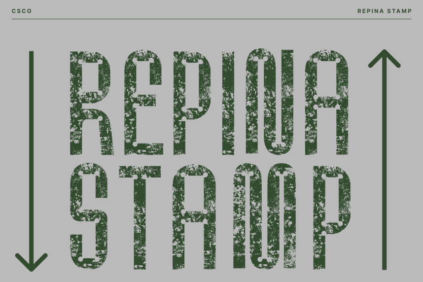 Repina Stamp Font - Download Free Font