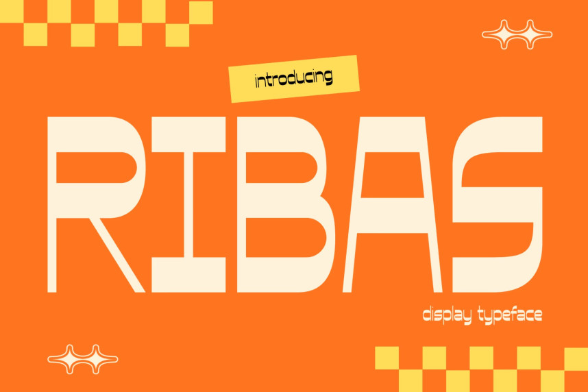 Ribas Display Font - Befonts