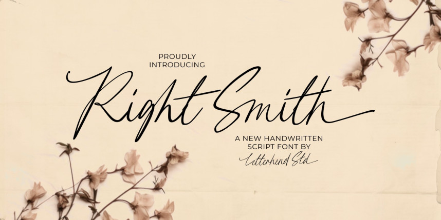 Right Smith Font - Befonts