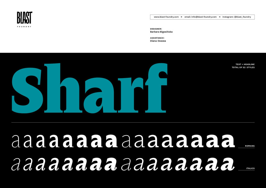 Sharf Font Family - Befonts