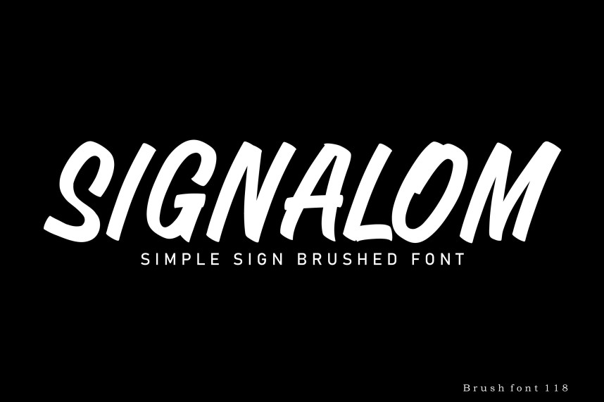 Signalom Font - Befonts