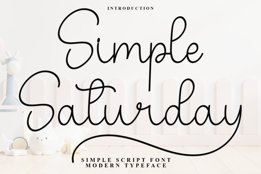Simple Saturday Simple Handwritten Font - Download Free Font