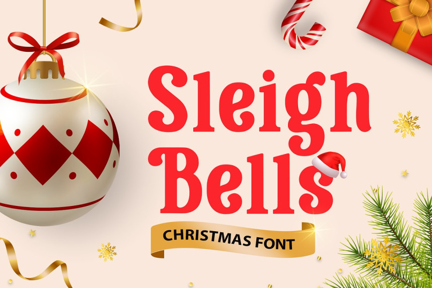 Sleighbells – Christmas Font - Download Free Font