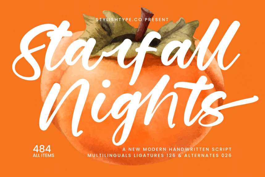 Starfall Nights Font - Befonts