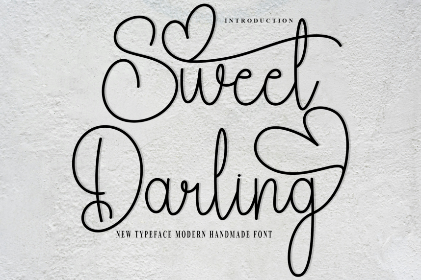 Sweet Darling - Simple Handwritten Font - Befonts