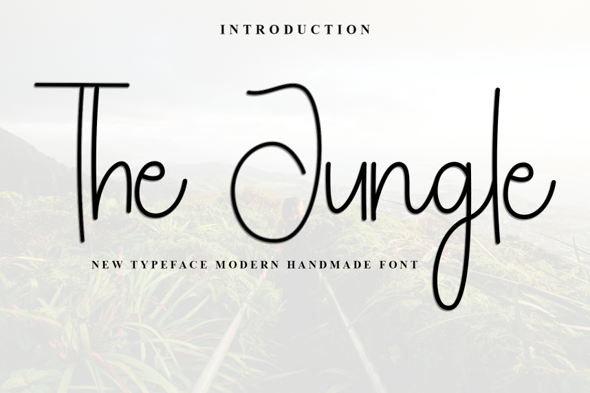 The Jungle Simple Handwritten Font - Befonts