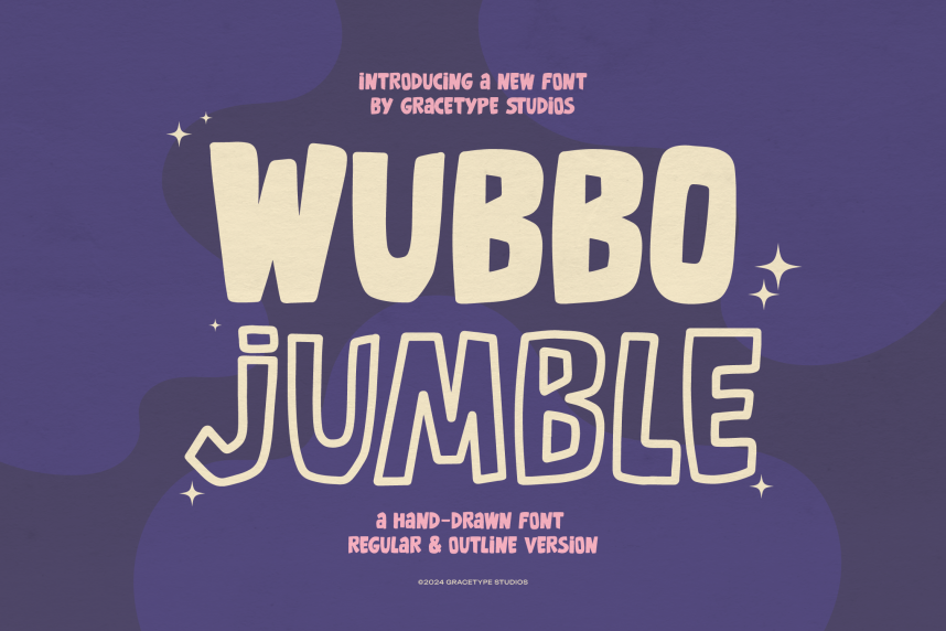 Wubbo Jumble | Hand Drawn Font - Download Free Font