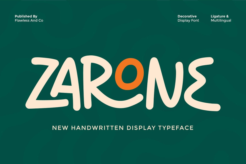 Zarone Font - Befonts