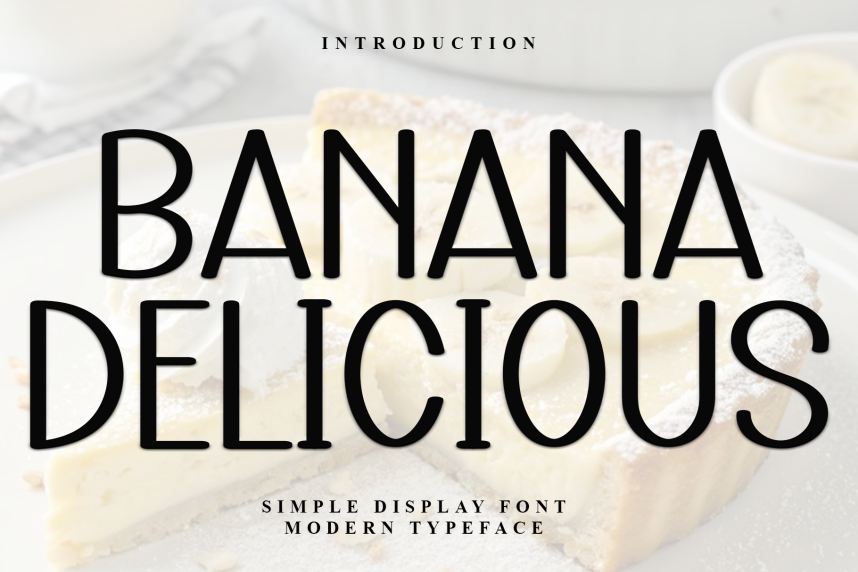 Banana Delicious Playful Font - Download Free Font