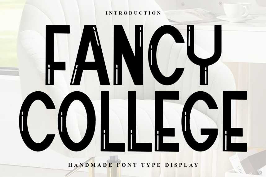Fancy College - Playful Handmade Font - Befonts