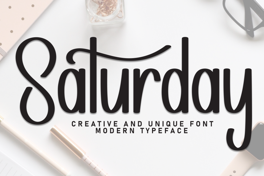 Saturday - Creative Stylish Font - Download Free Font