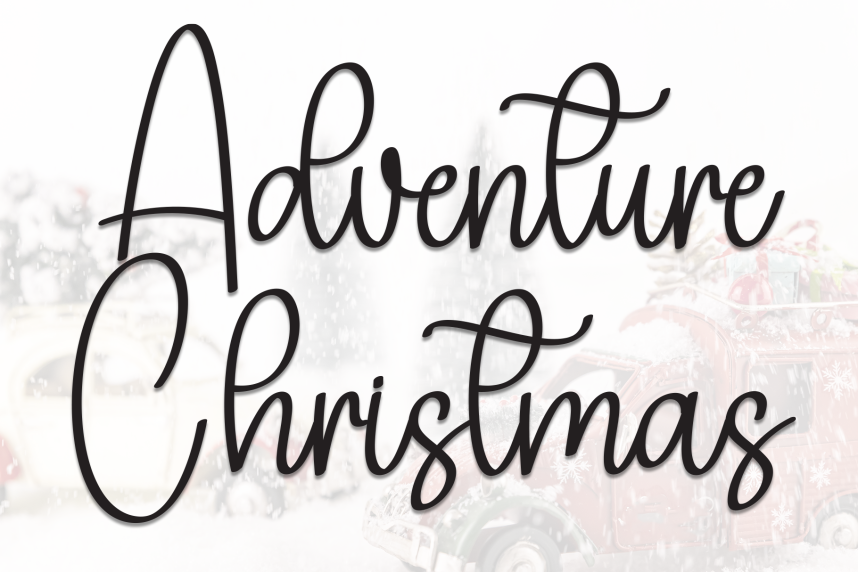 Adventure Christmas Simple Handwritten Font - Download Free Font