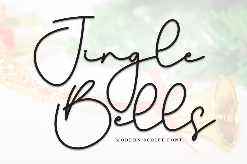 Jingle Bells - Simple Handwritten Font - Download Free Font