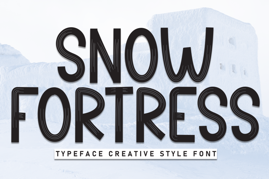 Snow Fortress - Creative Style Font - Befonts
