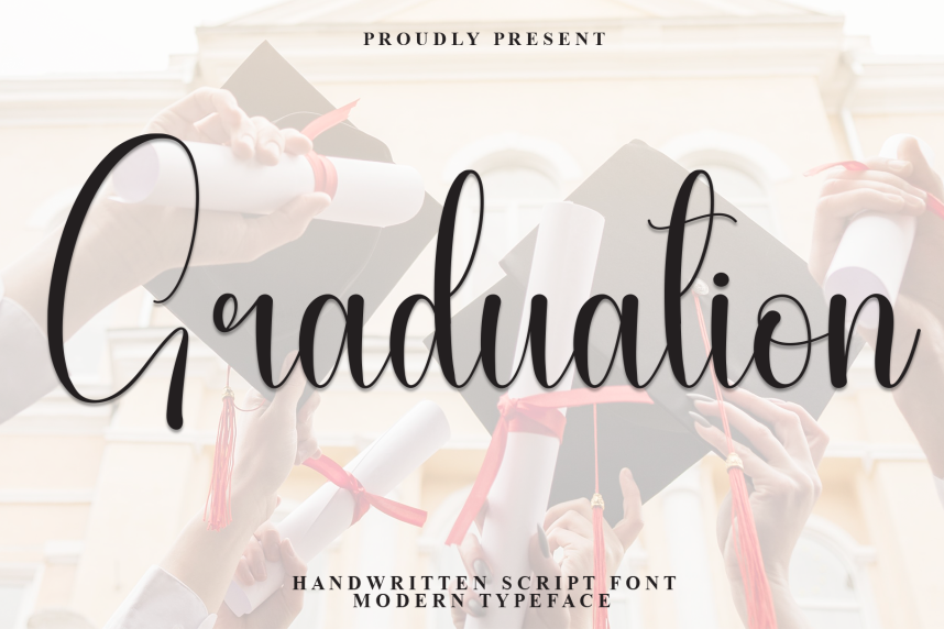 Graduation - New Style Handwritten Font - Befonts