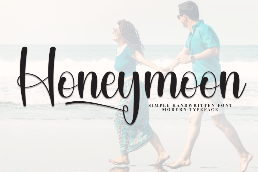 Honeymoon - Simple Handwritten Font - Download Free Font