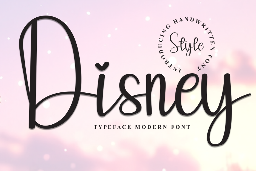 Disney - Elegant Script Handwritten Font - Download Free Font