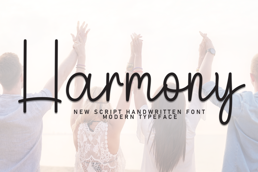 Harmony - Simple Handwritten Font - Download Free Font