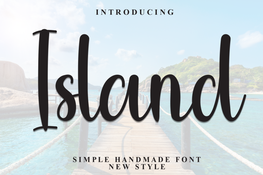 Island - Handwritten Script Font - Befonts
