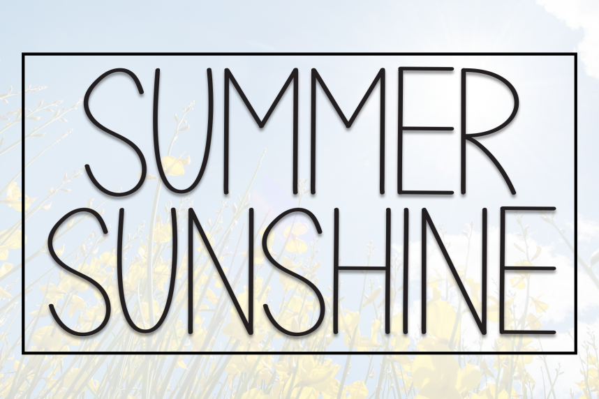 Summer Sunshine Handmade Font - Download Free Font