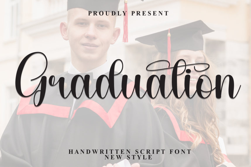 Graduation Stylish Script Font - Download Free Font