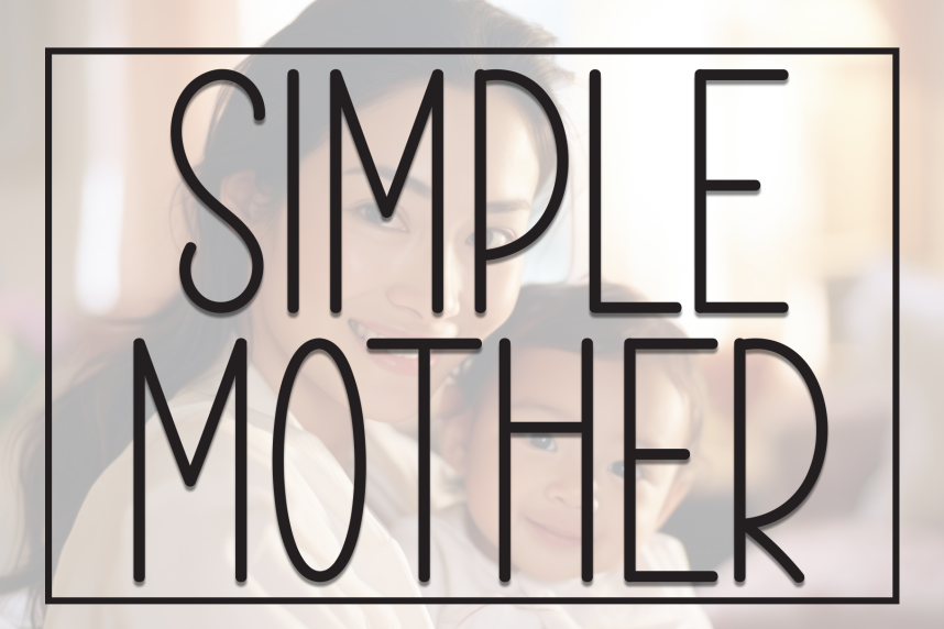 Simple Mother Handmade Font - Download Free Font